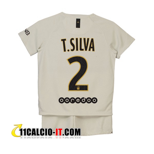 Nuove Seconda Maglia PSG (T SILVA 2) Bambino 2018/19 | 11calcio-it ...