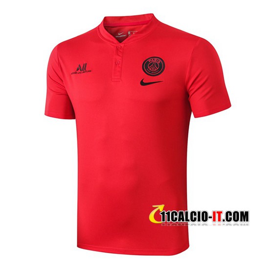 Nuove Maglia Polo Paris PSG ALL Rosso 2019/20 | Tailandia