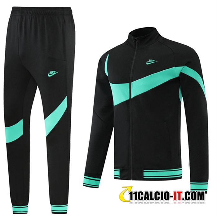 Acquisto Insieme Tuta Calcio - Giacca Nike Verde/Nero 2022/2023