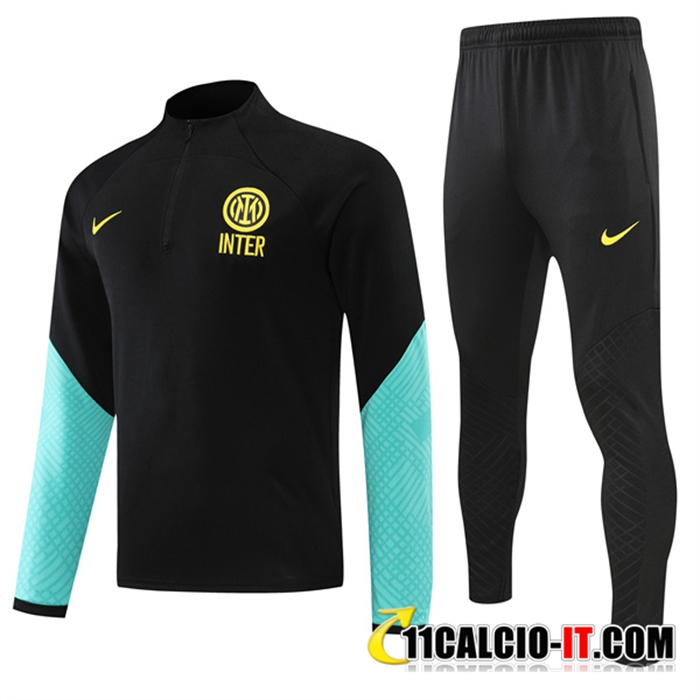 Tutte Le Insieme Tuta Calcio Inter Milan Nero/Verde 2022/2023