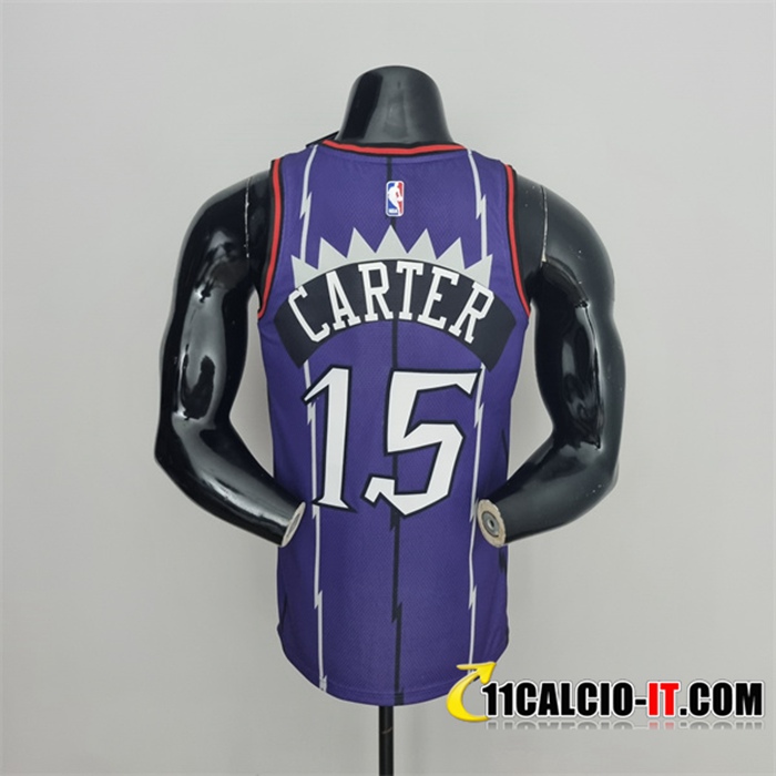 La Nuova Maglia Toronto Raptors (Carter #15) Viola