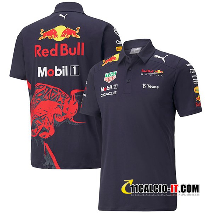 Outlet Polo F1 RedBull Racing Team Blu Scuro 2022