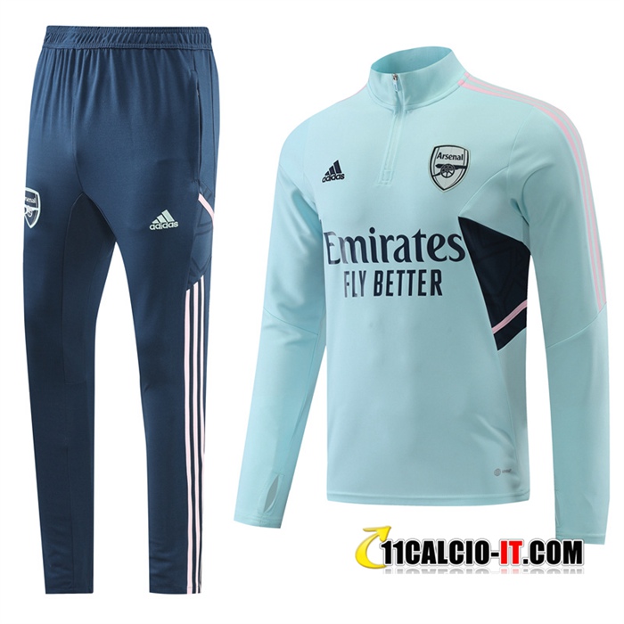 Crea La Tua Insieme Tuta Calcio Arsenal Verde Chiaro 2022/2023