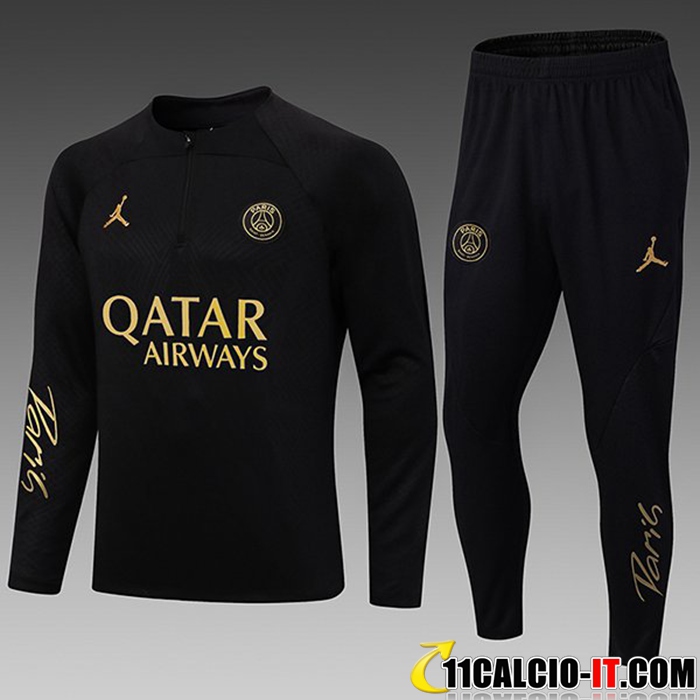 Dove Comprare Insieme Tuta Calcio Jordan PSG Bambino Nero 2022/2023