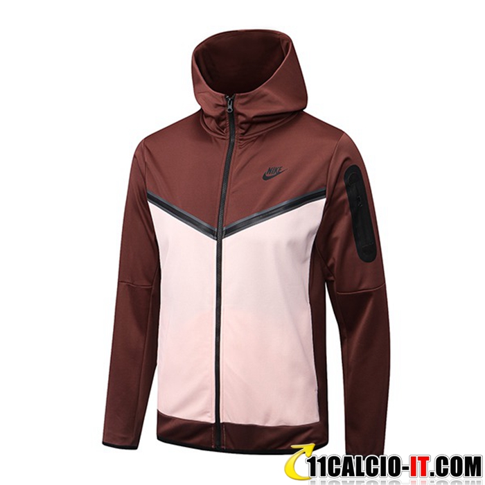 La Nuova Giacca Con Cappuccio NIKE Rosa/Marrone 2022/2023