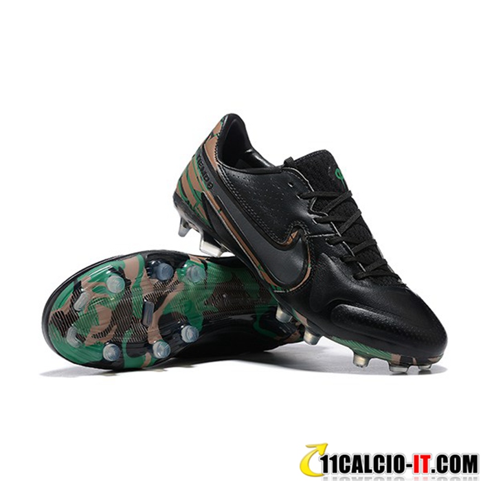 Personalizza Nike Scarpe da calcio Tiempo Legend 9FG Nero
