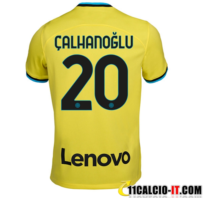 Offerta Maglie Calcio Inter Milan (ÇALHANOGLU #20) 2022/2023 Terza