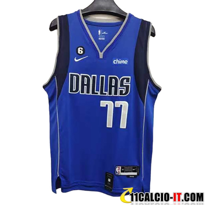 Comprare Maglia Dallas Mavericks (DONCIC #77) 2022/23 Blu