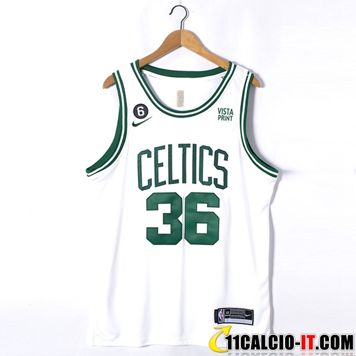 Personalizza Maglie Boston Celtics (SMART #36) 2022/23 Bianco