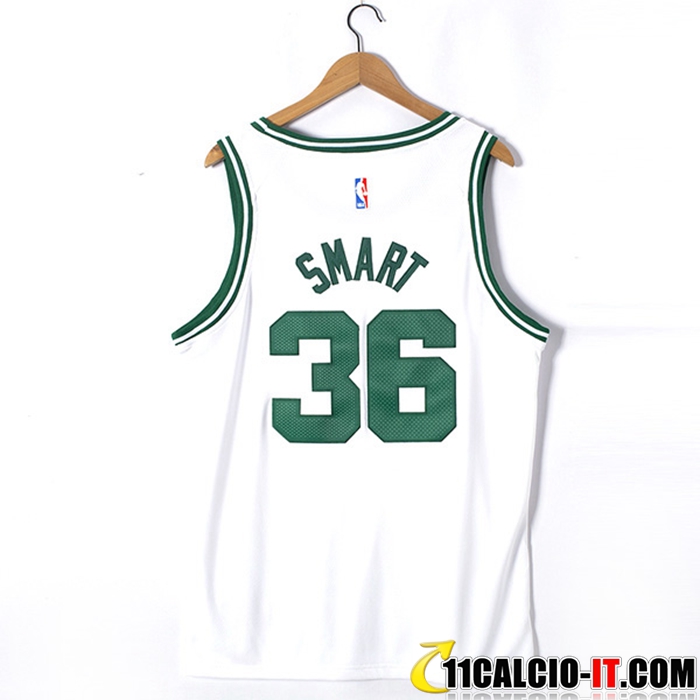 Personalizza Maglie Boston Celtics (SMART #36) 2022/23 Bianco