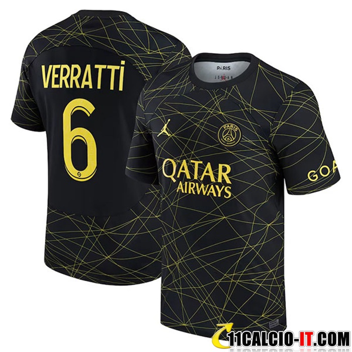 Acquistare Maglie Calcio PSG (VERRATTI #6) 2023/2023 Quarto