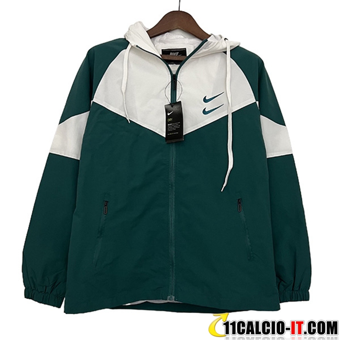 Store Giacca A Vento Nike Verde/Bianco 2023
