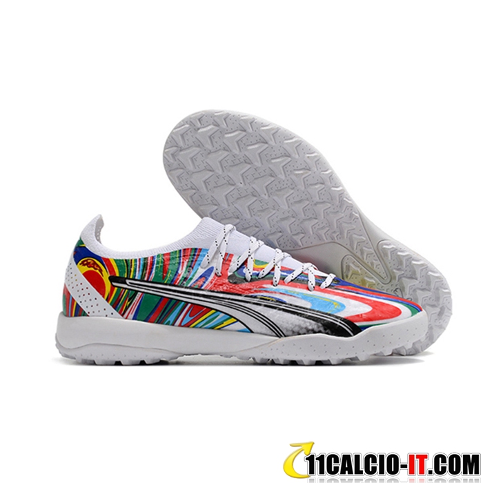 Shop Puma Scarpe Da Calcio Ultra Ultimate TF Bianco/Rosso/Blu