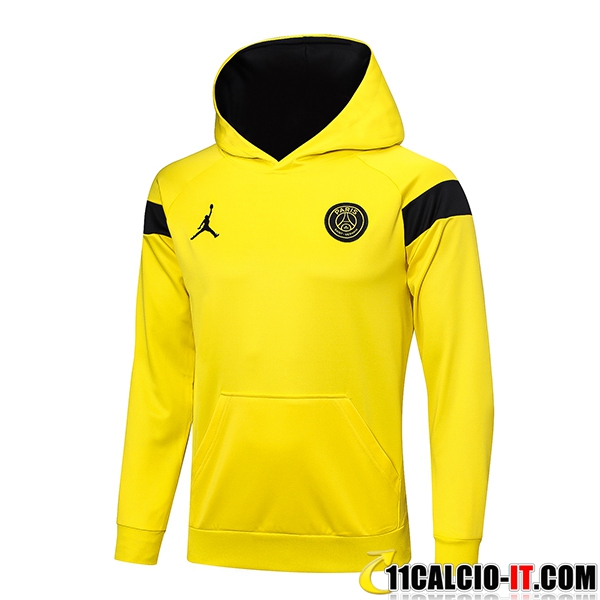 Ingrosso Sweatshirt Training Capuche Jordan PSG Giallo 2023/2024