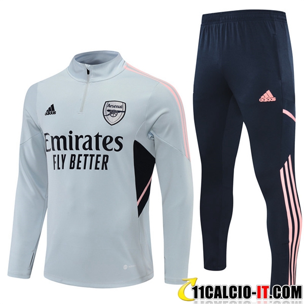 Offerta Insieme Tuta Calcio Arsenal Grigio 2022/2023