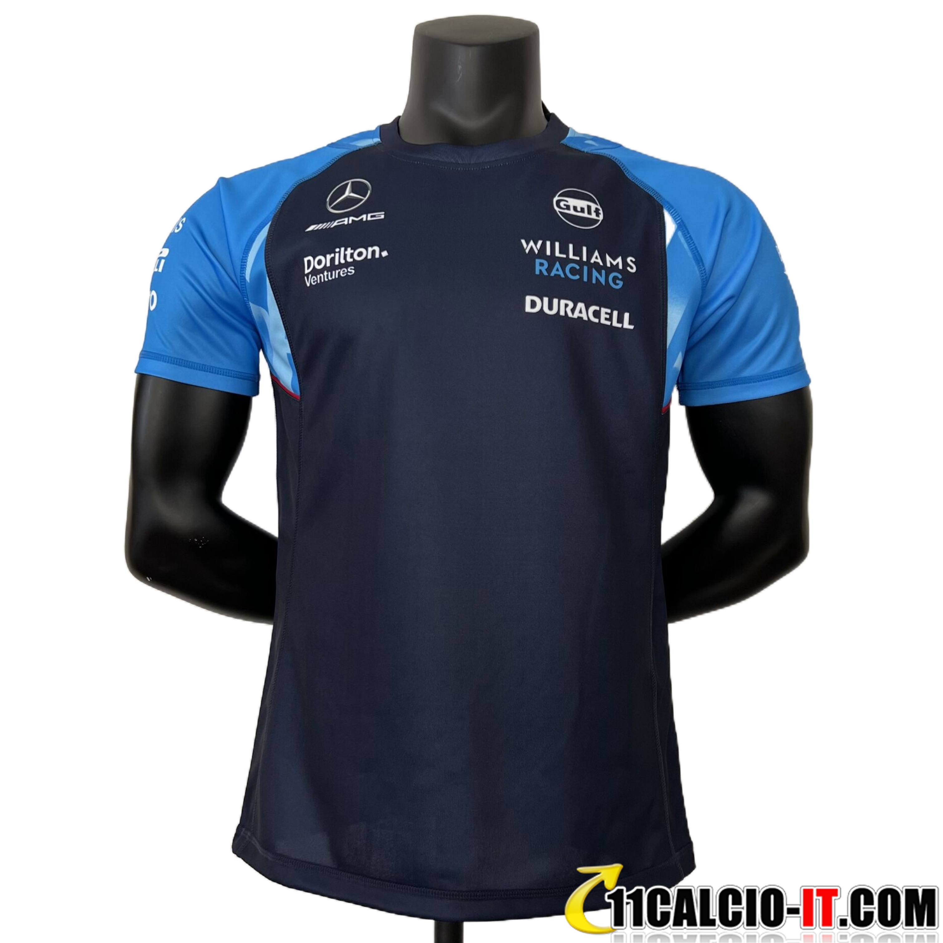 Dove Comprare Maglietta F1 Mercedes Benz Team blu navy 2023