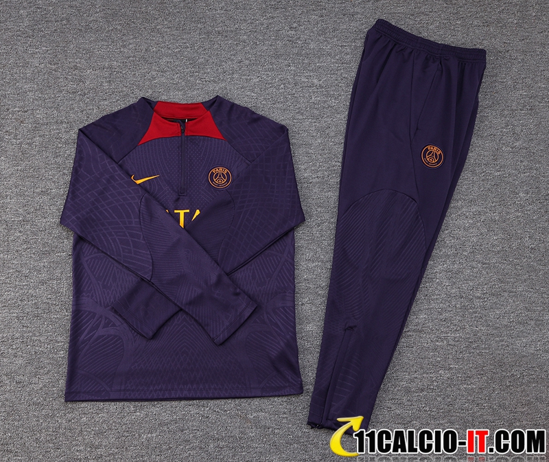 Collezionisti Insieme Tuta Calcio PSG viola 2023/2024