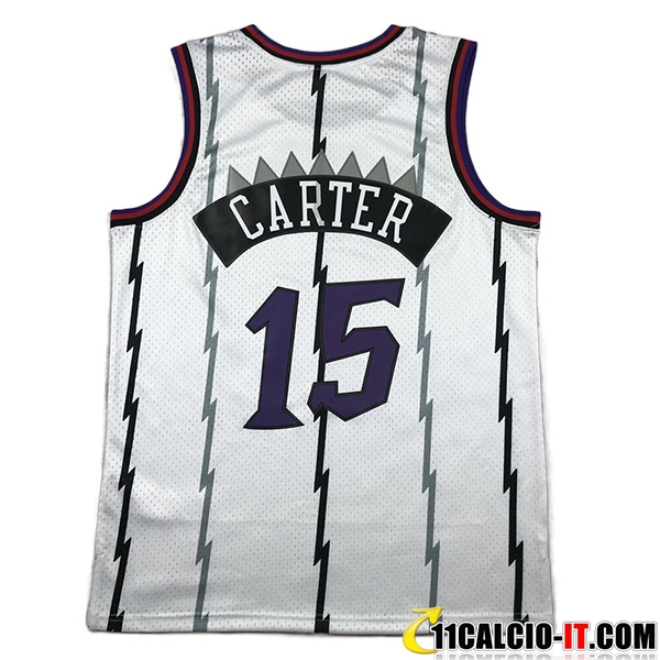 Siti Per Maglia Toronto Raptors (CARTER #15) 2023/24 Bianco