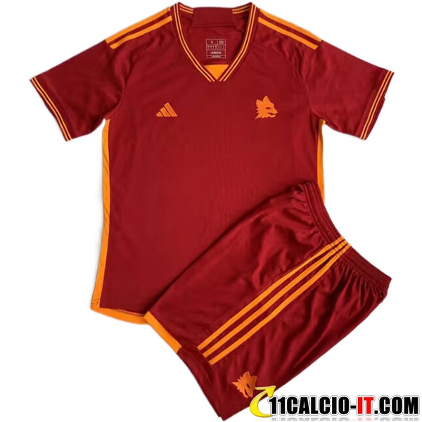 Collezione Maglie Calcio AS Roma Bambino Prima 2023/2024