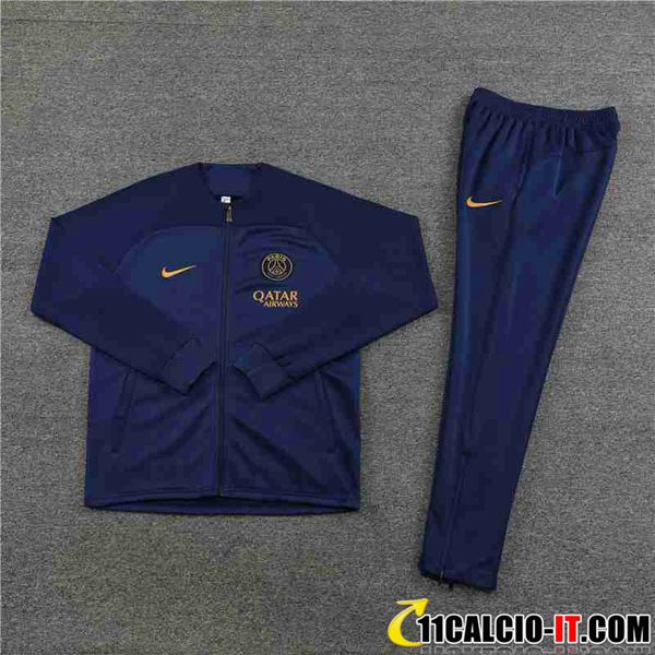 Shop Insieme Tuta Calcio - Giacca PSG blu navy 2023/2024 -03