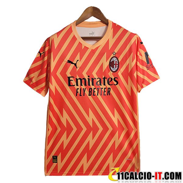 Negozio Maglie Calcio AC Milan Portiere Arancia 2023/2024