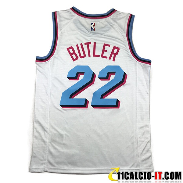 Acquisto Maglia Miami Heat (BUTLER #22) 2023/24 Bianco -07