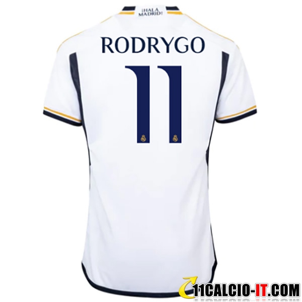 Crea La Tua Maglie Calcio Real Madrid (RODRYGO #11) 2023/2024 Prima