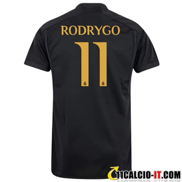 Crea Maglie Calcio Real Madrid (RODRYGO #11) 2023/2024 Terza