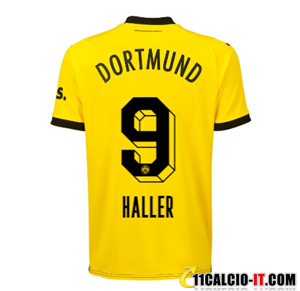 Tutte Le Maglie Calcio Dortmund BVB (HALLER #9) 2023/2024 Prima