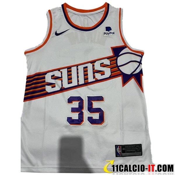 Shop Maglia Phoenix Suns (DURANT #35) 2023/24 Bianco