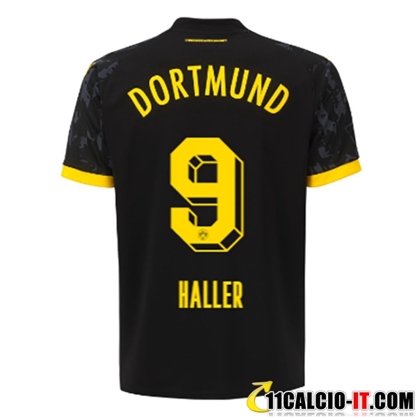 Siti Per Maglie Calcio Dortmund BVB (HALLER #9) 2023/2024 Seconda