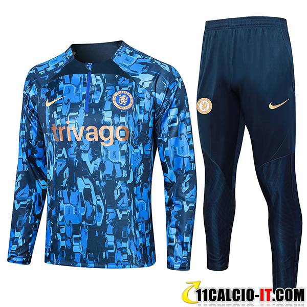 Acquistare Insieme Tuta Calcio FC Chelsea Blu 2023/2024 -02