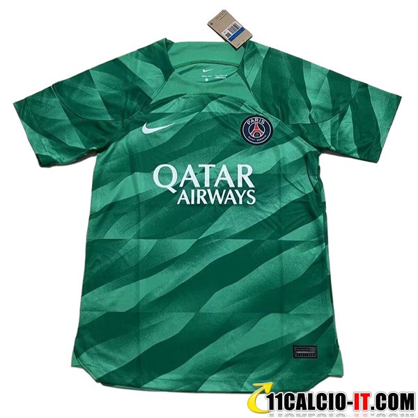 Negozio Maglie Calcio PSG Portiere Verde 2023/2024