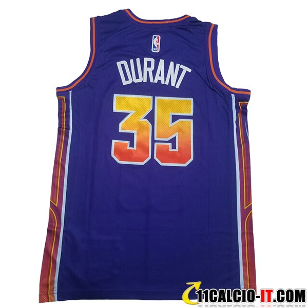 Collezionisti Maglia Phoenix Suns (DURANT #35) 2023/24 viola -02