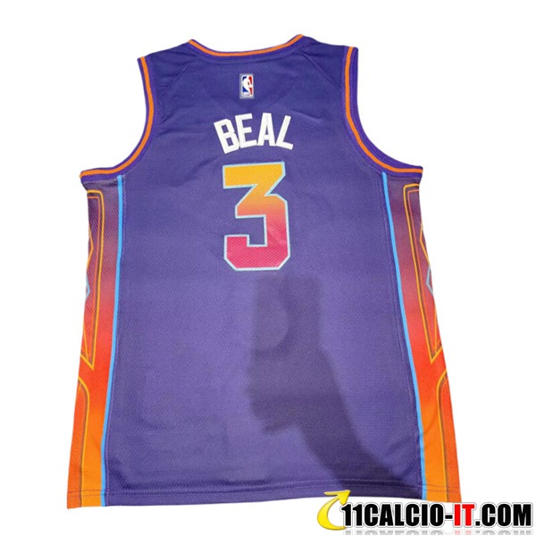 Negozio Maglia Phoenix Suns (BEAL #3) 2023/24 viola/Rosso