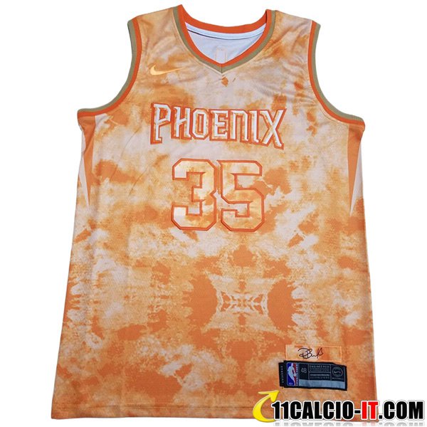 Store Maglia Phoenix Suns (DURANT #35) 2023/24 Arancia -02