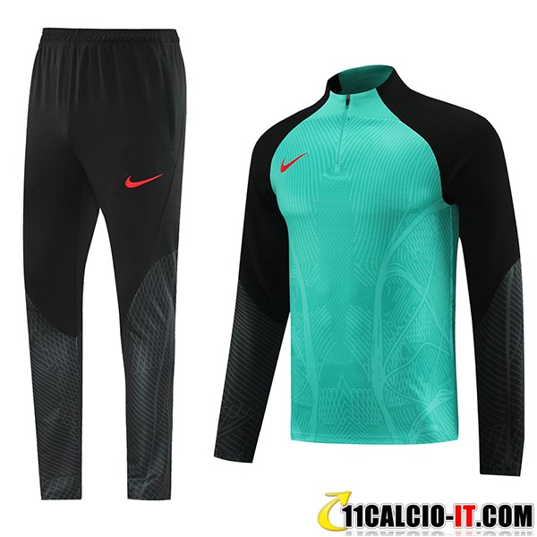 Collezionisti Insieme Tuta Calcio Nike Verde/Nero 2023/2024