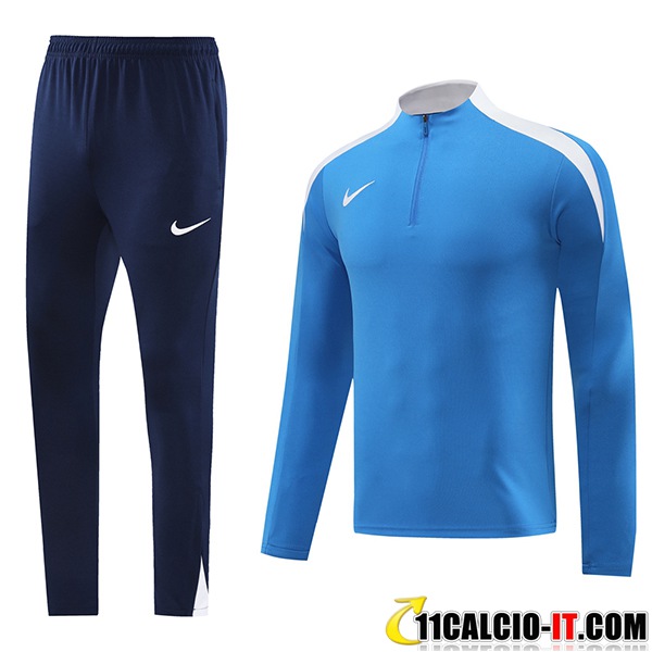 Outlet Insieme Tuta Calcio Nike Blu/Bianco 2024/2025 -02