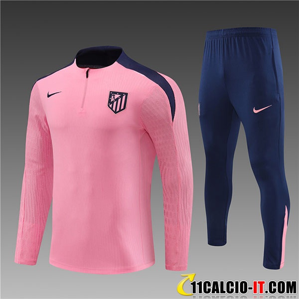 Crea La Tua Insieme Tuta Calcio Atletico Madrid Bambino Rosa 2024/2025