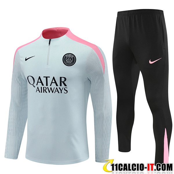 Shop Insieme Tuta Calcio PSG Grigio/Rosa 2024/2025