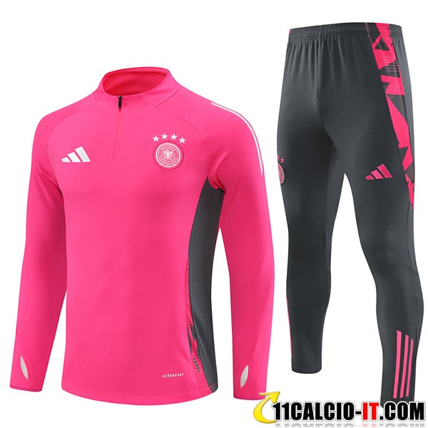 Vendita Insieme Tuta Calcio Germania Rosa/Grigio 2024/2025