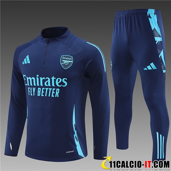 Siti Insieme Tuta Calcio Arsenal Bambino Blu Reale 2024/2025