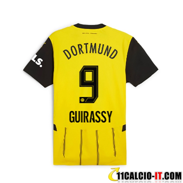 Sito Maglie Calcio Dortmund BVB (GUIRASSY #9) 2024/2025 Prima