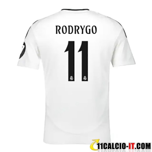 La Nuova Maglie Calcio Real Madrid (RODRYGO #11) 2024/2025 Prima