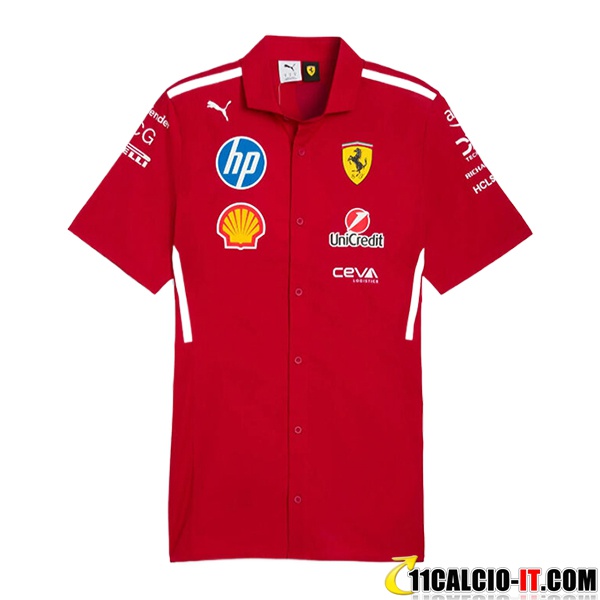 Dove Comprare Polo Scuderia Ferrari F1 Team Rouge 2025 -02