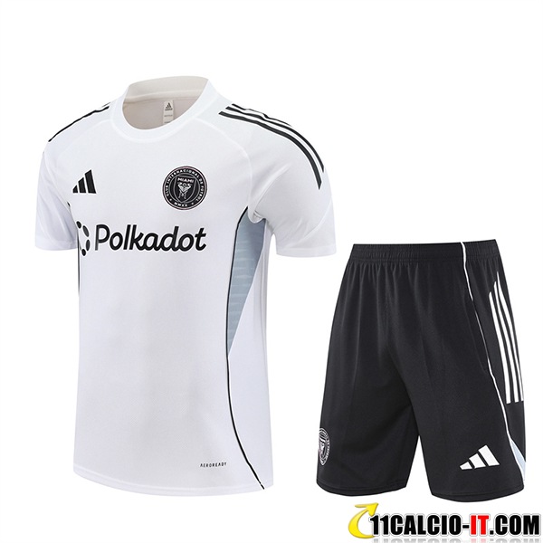 Repliche Kit Maglia Allenamento Inter Miami CF Bianco 2025/2026