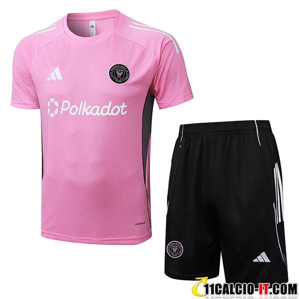 Nuova Kit Maglia Allenamento Inter Miami CF Rosa/Grigio 2025/2026